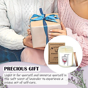 Likjad Nurse Gifts Lavender Candle, Funny Nurse Gifts, Nurse Graduation Gifts, Nurse Appreciation Gifts, Nurse Practitioner Gifts, Registered Nurse RN Gifts, Funny Nurse Scented Candles