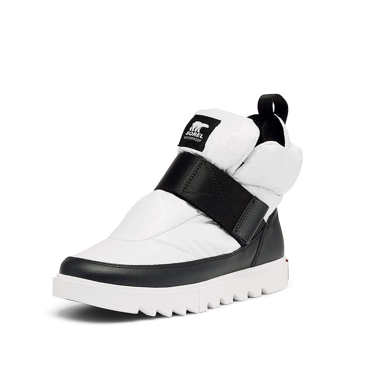 Sorel Women's Joan of Arctic Next Lite Strap Puffy Boot- Waterproof - White, Black - Size 10