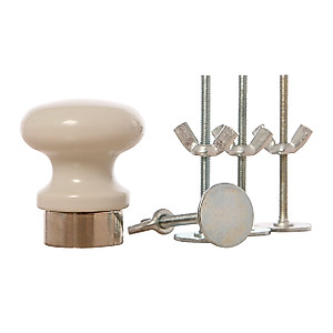 Dreambaby Magnetic Knobs with 4 Screws, White