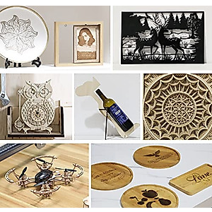 Official Creality Laser Engraver CR Falcon SE - 24W Engraving Cutting Machine 10W Output – 0.12 * 0.06mm Compressed Spot Engraving – DIY Laser Marking Etching