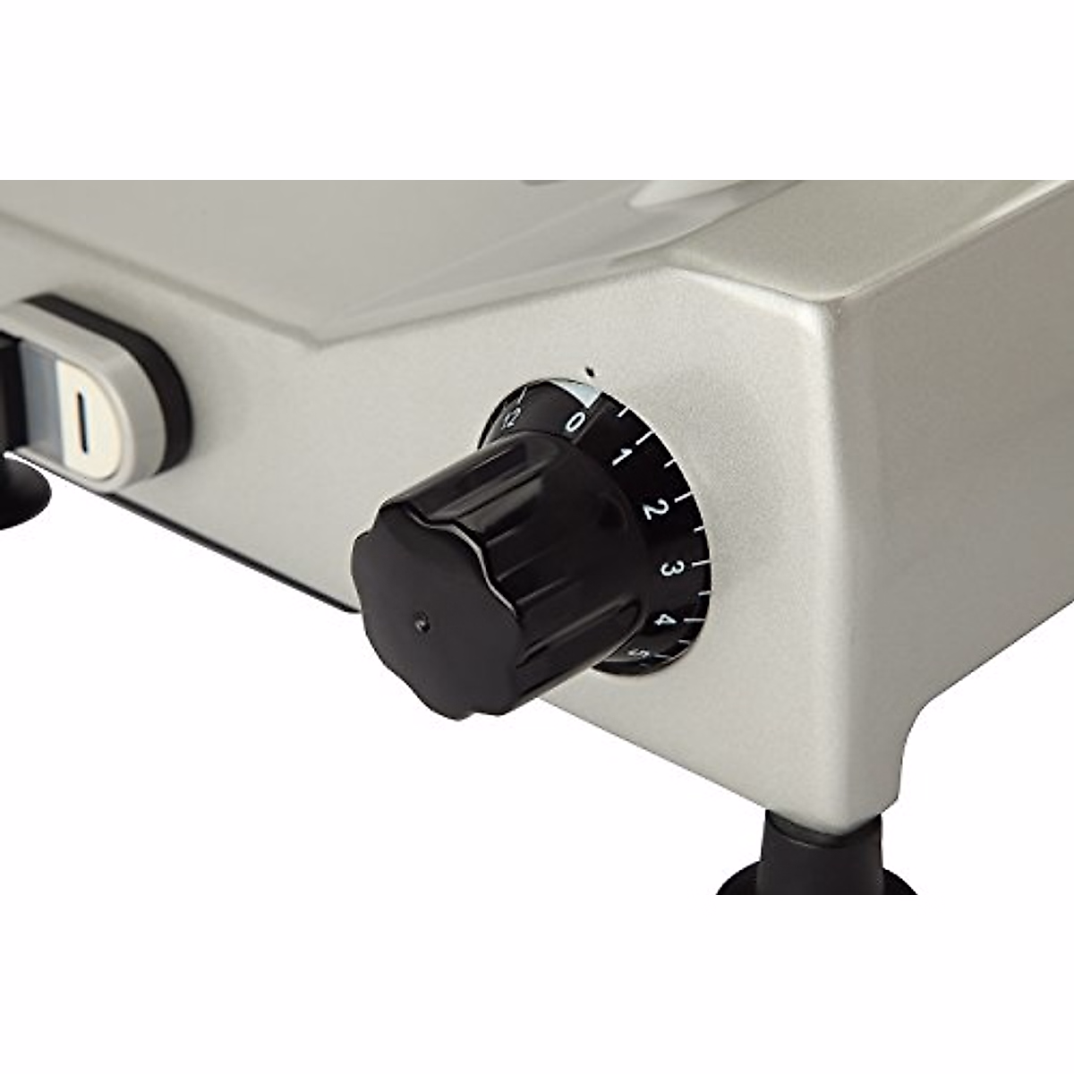 BESWOOD 10" Premium Chromium-plated Steel Blade Electric Deli Meat Cheese Food Slicer Commercial and for Home use 240W BESWOOD250