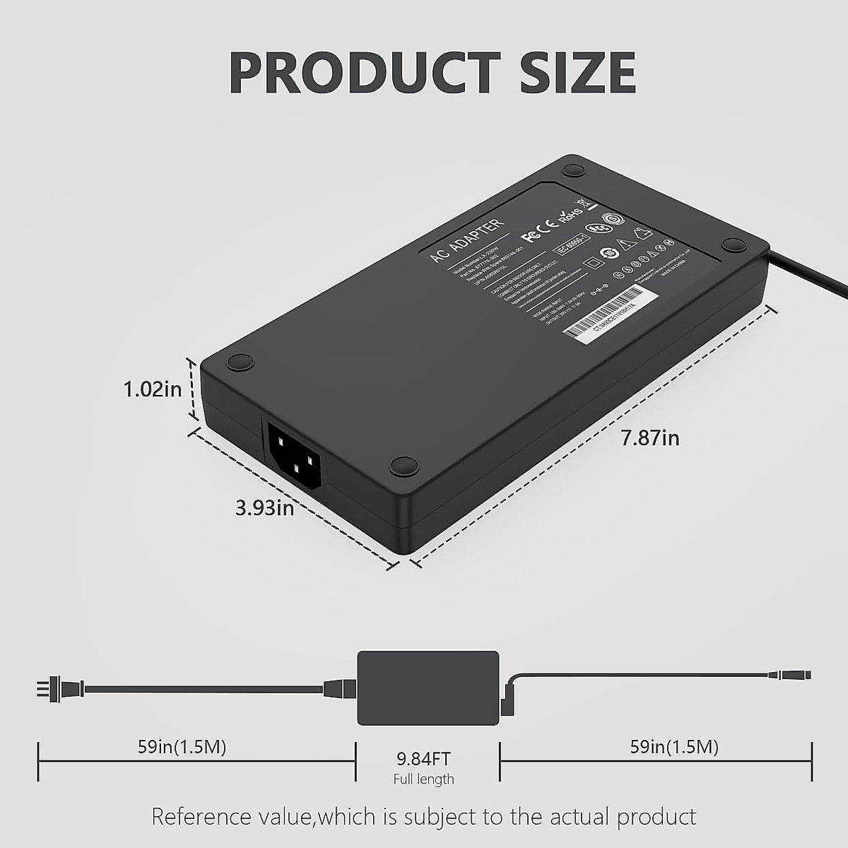 230W AC Adapter Charger for Lenovo Legion 5 Charger,Lenovo Legion 7 5P C7 S7 Y540 Y545 Y740 Y730 Y900 Y910 Y920 Y7000 Thinkpad P1 P73 P53 P72 P52 P71 P51 P70 Laptop Power Adapter Supply