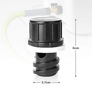 Aieve Drain Plug Hose Connection for YETI Cooler, Cooler Drain Plug Replacement for YETI, Cooler Plug Replacement for YETI Chest