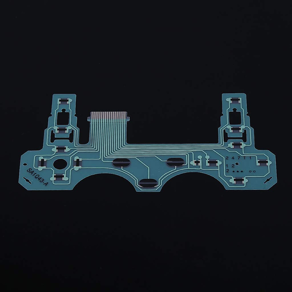 Qksky RipengPI SA1Q43-A Circuit Board Conductive Film Keypad Flex Ribbon Cable for PS2 H Controller Playation 2 Switch lite