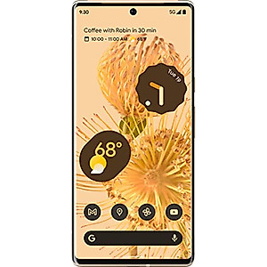 Google Pixel 6 Pro 5G 128GB 12GB RAM Factory Unlocked (GSM Only | No CDMA - not Compatible with Verizon/Sprint) International Version - Sorta Sunny