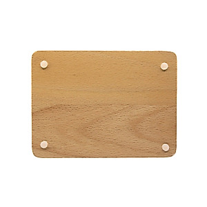 ZEESOON Beach Wooden Dual Cutting Board Rack Chopping Board Organizer Stand Holder Kitchen, Cutting Boards for Kitchen with Holder, Pantry Organization, Kitchen Cabinet Organizer