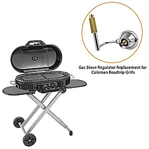 AJinTeby Roadtrip Grill Regulator Gas Propane Adapter Regulator for Coleman, Replacement C001, 5010000743, Compatible Coleman Grill 9949 Series Etc.