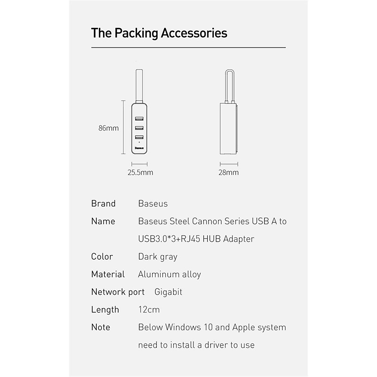 WJCCY USB 3.0 HUB USB A to RJ45 LAN Adapter Multi USB 3 USB 3.0 Hub Converter Dock USB Splitter