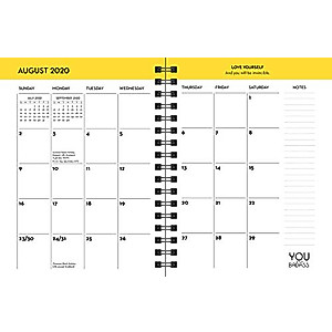 You Are a Badass 17-Month 2020-2021 Monthly/Weekly Planning Calendar: Deluxe Organizer (August 2020-December 2021)