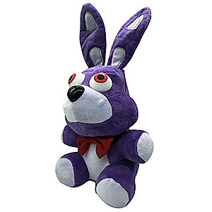 Foxy FNAF Nights Plush Toys - Bonnie Plush Stuffed Animal Rabbit Plush Toy for Children, Boys & Girls Gift, Purple, 10 Inches
