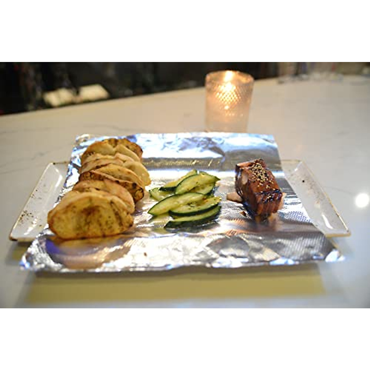 Daxwell Aluminum Heavy Duty Foil Interfolded Pop-Up Sheets, 12" x 10.75", J10003028 (3,000; 6 Boxes of 500)