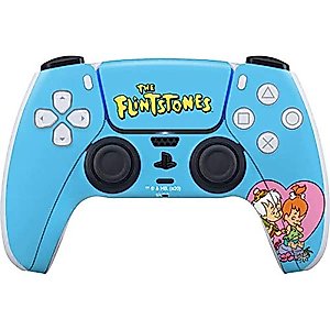 Skinit Decal Gaming Skin Compatible with PS5 Controller - Officially Licensed The Flinstones BAMM-BAMM and Pebbles Design