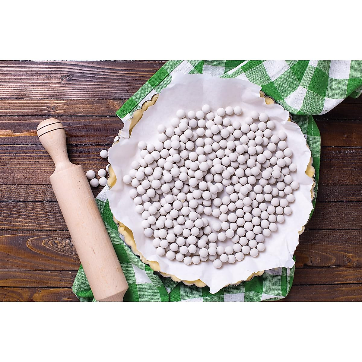 Mrs. Anderson"™s Baking Pie Crust Weights, Natural Ceramic Stoneware