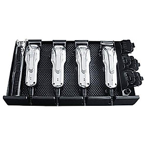 Hairdressing Tools Anti-slip Mat Electric Push Seat Electric Clipper Display Rack Hairdressing Scissors Comb Storage Box