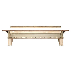 Pearl Mantels ARYB60416 Elegantly Detailed Wood Mantel Shelf, 60", Unfinished