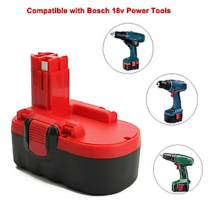 SHGEEN 2Pack 18V 4.0Ah BAT025 Battery Raplace for Bosch 18V Battery BAT026 BAT160 BAT180 BAT181 BAT189 Replacement Battery Compatible with Bosch Battery Tools