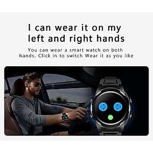 Sudroid Smart Watch with Earbuds, 2 in 1 Bluetooth Smart Watch for Android iPhone, Fitness Tracker Watch, Tracker with Blood Oxygen Heart Rate Sleep Monitor, Long Time Standby Sports Smart Watch