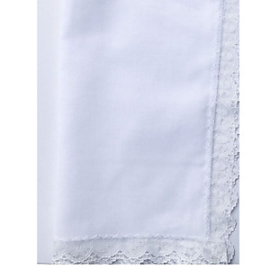 Lace Cotton White Handkerchiefs Perfect Wedding Bulk