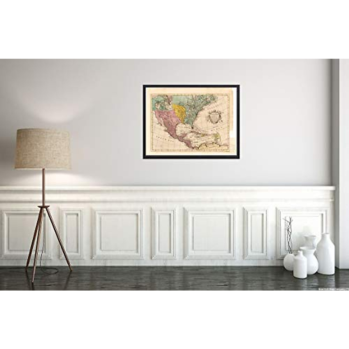 1763 Map| A new and accurate map of North America, laid down according to the latest, and m