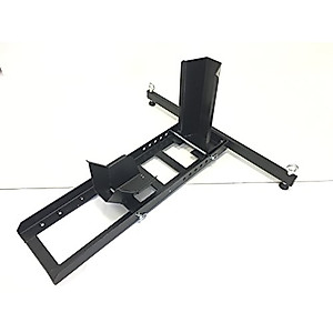 MaxxHaul 70271 Adjustable Motorcycle Wheel Chock Stand Heavy Duty 1800lb Weight Capacity