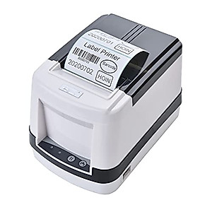 n/a 80mm Thermal Label Printer Wired Barcode Printer USB Connection Label Sticker Compatible with Windows for Shipping Labels