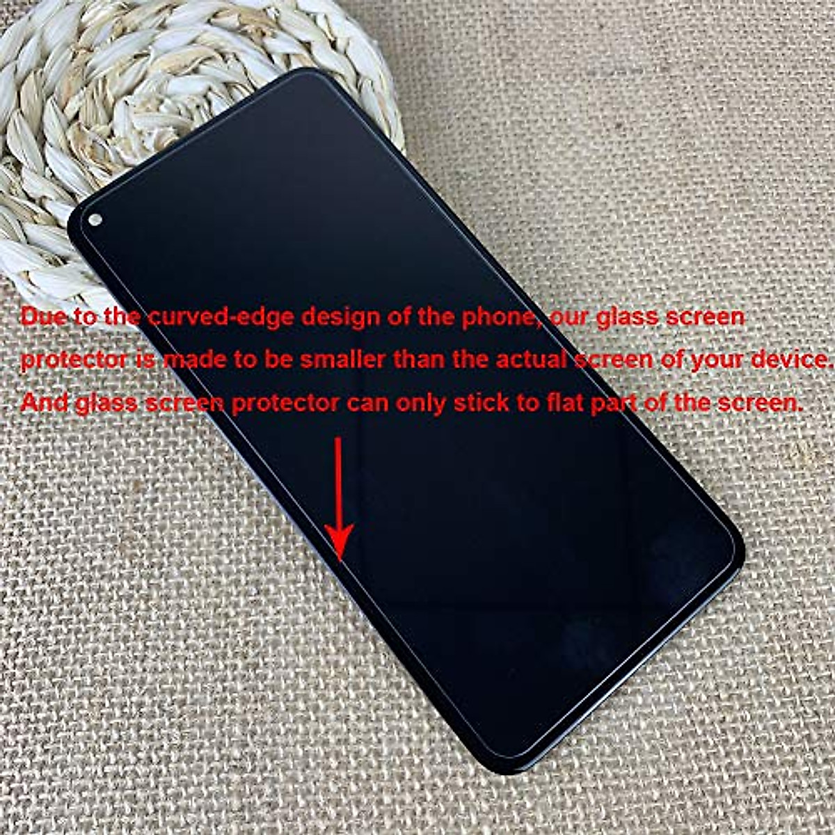 Ytaland for Oukitel C21 Case,with Tempered Glass Screen Protector. (2 in 1) Crystal Clear Soft Silicone Shockproof TPU Transparent Bumper Protective Phone Case Cover