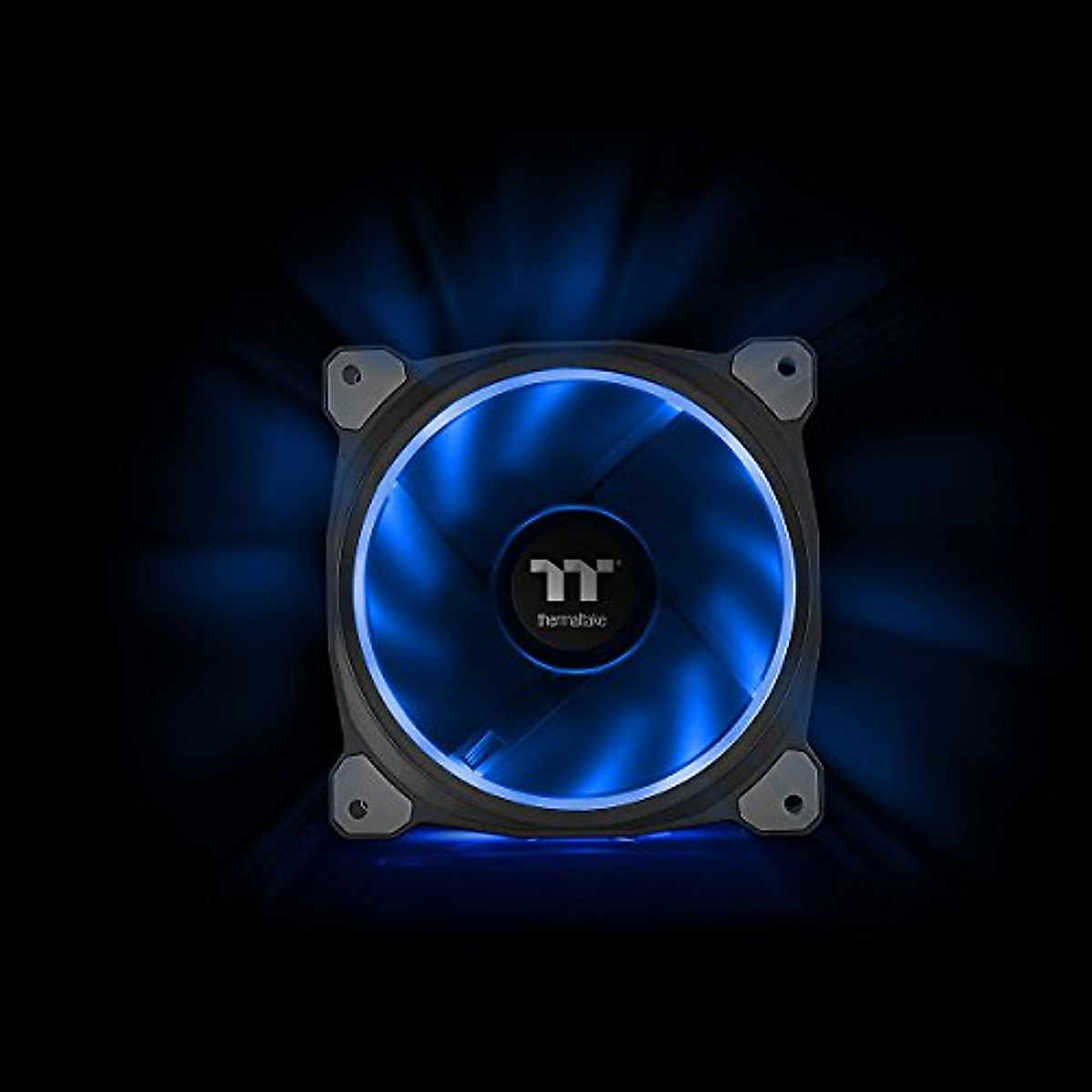 Thermaltake CL-F054-PL12SW-A Riing Plus 12 LED RGB Radiator Fan - Black (Pack of 5)