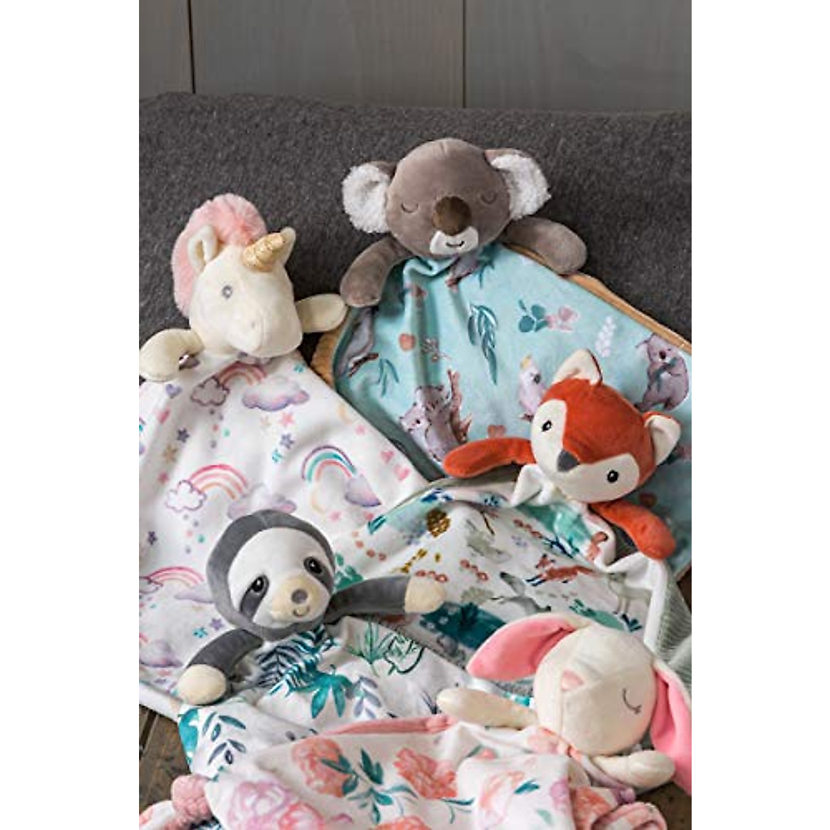 Mary Meyer Little Knottie Lovey Security Blanket, 10 x 10-Inches, Down Under Koala