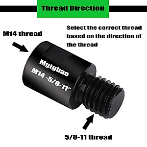 1pcs Angle Grinder Adapter Different Thread Diamond Core Bits Drill Grinder Cutter M14 female to 5/8-11 male.