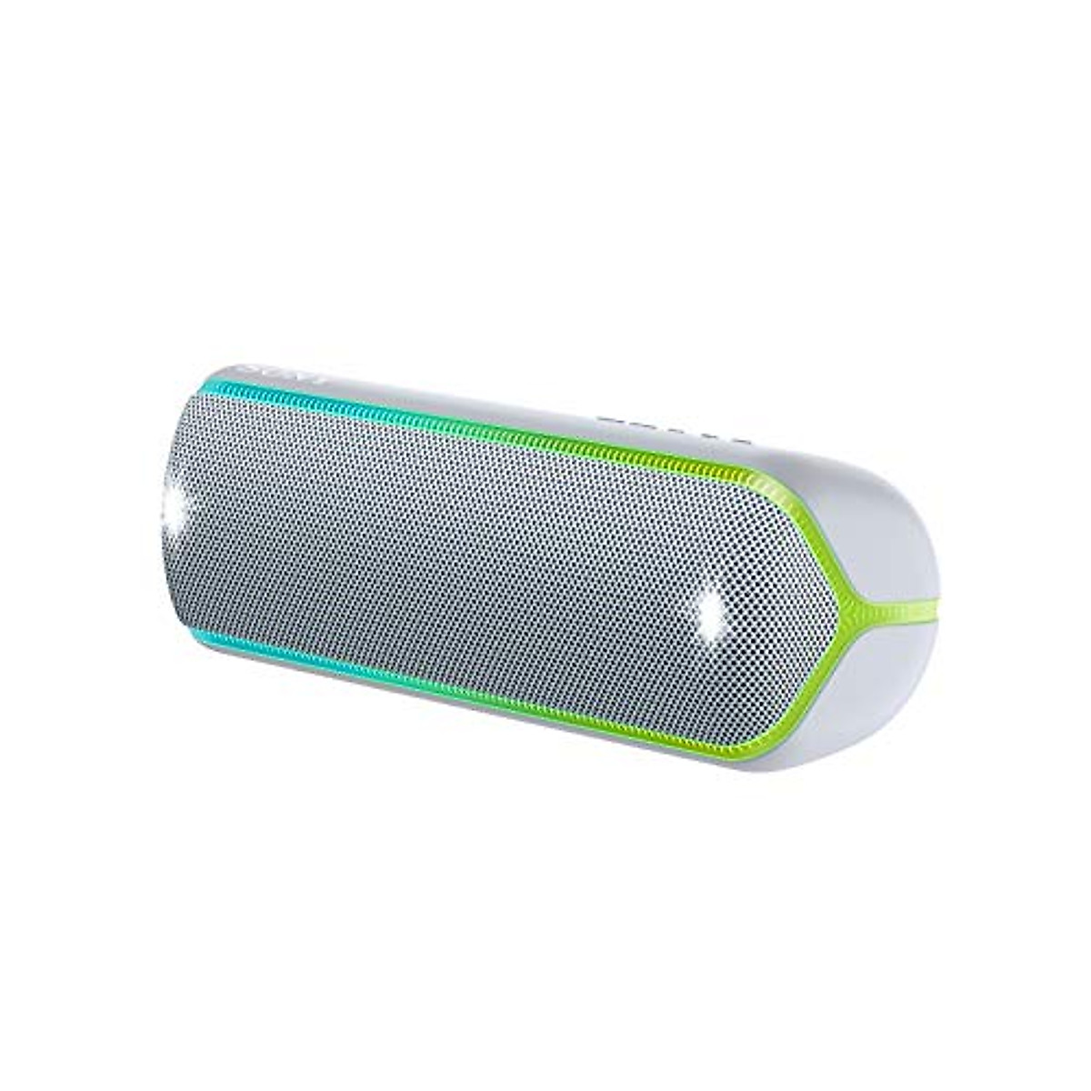 Sony SRS-XB32 Portable Bluetooth Speaker: Compact Wireless Party Speaker with Multicolor Lights and Flashing Strobe - Loud Audio for Phone Calls -Waterproof and Shockproof Bluetooth Speakers - Grey