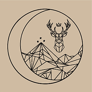 OKEYCH S-JM Gift S-JM Book Series Symbols Necklace Thorns and Roses T-OG and Crescent City Jewelry (S-JM Symbols Necklace)