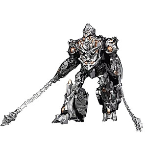 AWLPUYPT Voyager Class Movie 1 Megatron Action Figure ，Alloy Deformation Robot,Collectible 2-in-1 Transforming Robot,Multicolor