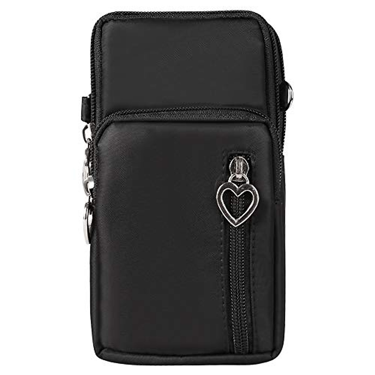 Women Roomy Pouch Small Crossbody Phone Bag Wrist Purse for Samsung Galaxy S22 Ultra S21 Ultra S22+ S20+ 5G S20 Ultra A02 A03s A03 A13 A53s A53 Moto G Stylus G Power BLU F91 G91 Max (Black)