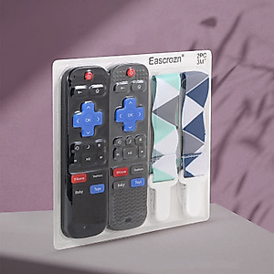 Eascrozn Baby Teething Toys Set of 2, Remote Control Shape Teethers for Babies 6-12 Months Chew Toys, BPA Free, Soft Silicone Teether Sensory Exporation and Teething Relief Baby Toys