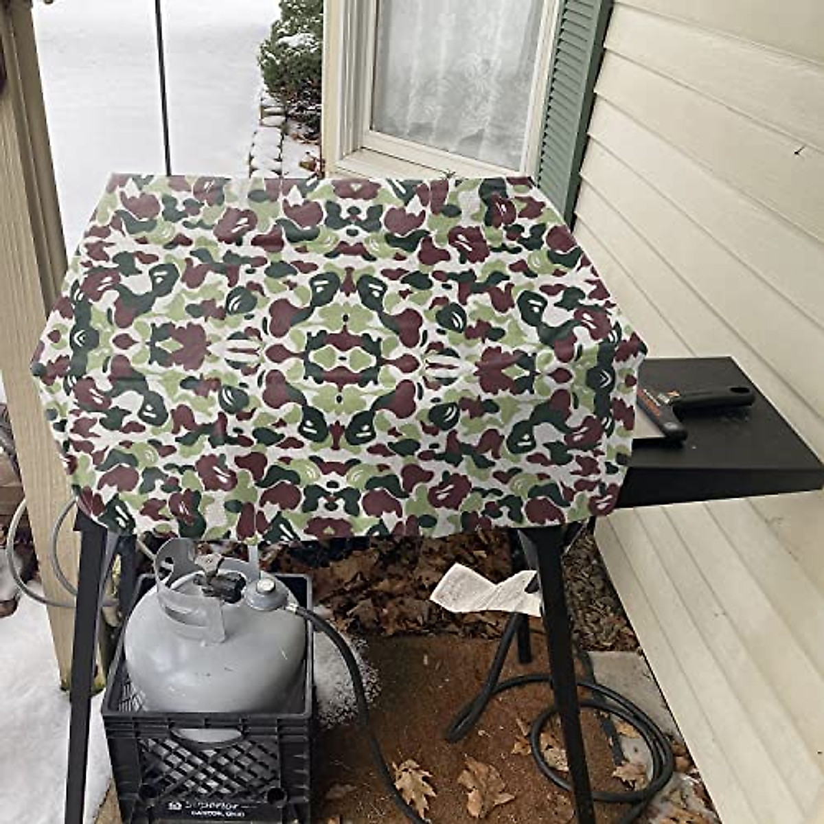 BQMAX 5011 Griddle Hood/Lid for Blackstone 22" and Griddle Cover Replacement Kit for Blackstone 22" Griddle-Camo