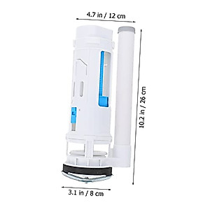 Zerodeko 3 Sets Toilet Inlet and Outlet Valve Old Fashioned Kit Plastic Repair Kit Toilet Tank Push Toilet Flush Button Toilet All in One Repair Set Toilet Inlet-valve Toilet Tank Buttons