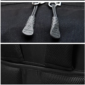 AOPMGOE AOKING 20/22″Water Resistant Rolling Wheeled Backpack Laptop Compartment Bag(22 inch, Black)