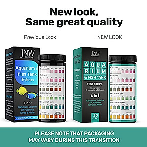 Aquarium Test Strips - 9-in-1 Aquarium Test Kit with eBook - Aquarium Water Test Kit with Quick and Accurate Fish Tank Test Strips - 100 Test Strips by JNW Direct