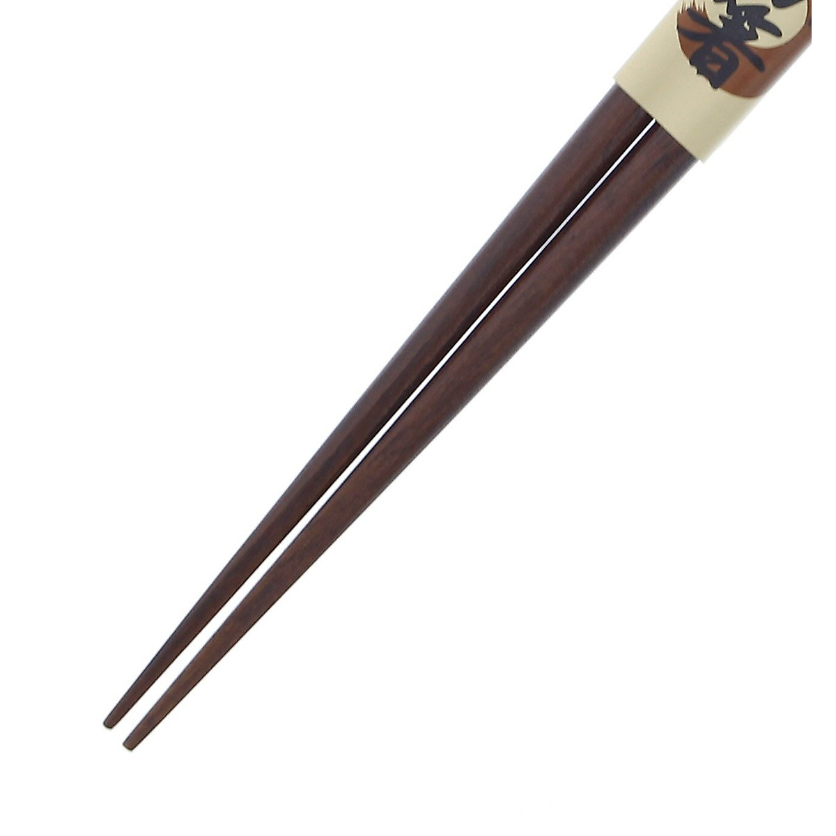 Ishida Chopsticks, Made in Japan, For Men, Thick, Random Carved, 1.5 inches (23.5 cm), Wooden (Natural Wood), Lacquer, Corner Point, 9.3 inches (23.5 cm)