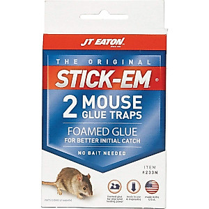 JT Eaton 233N Stick-Em Mouse Size Glue Traps