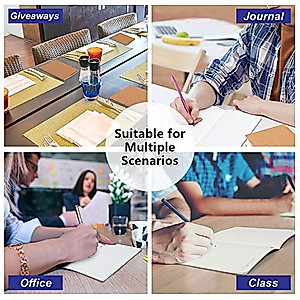 30 Pack Kraft Notebooks, A5 Feela 60 Lined Pages Notebooks and Journals for Women Girls Students Making Plans Writing Memos Office School Supplies, 8.3 X 5.5 in