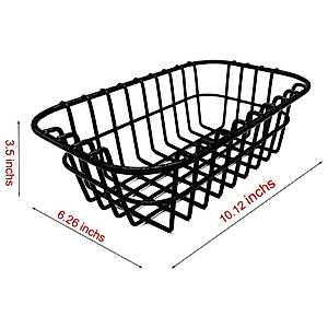 CORRBPEN Cooler Basket, 1-Pack, Compatible with YETI Roadie 24 Wire Cooler Rack, Will Keep Smaller Items Dry and Hold Fruit, Utensils, etc.