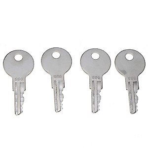 Solarhome 4PCS Ignition Key 556 for Hyster Yale Forklift Lull Upright New Holland Skid Steer Models C175 L180 LS125 LS160 L140 L784 L465 LX665 LX485 LS140 LS180.B