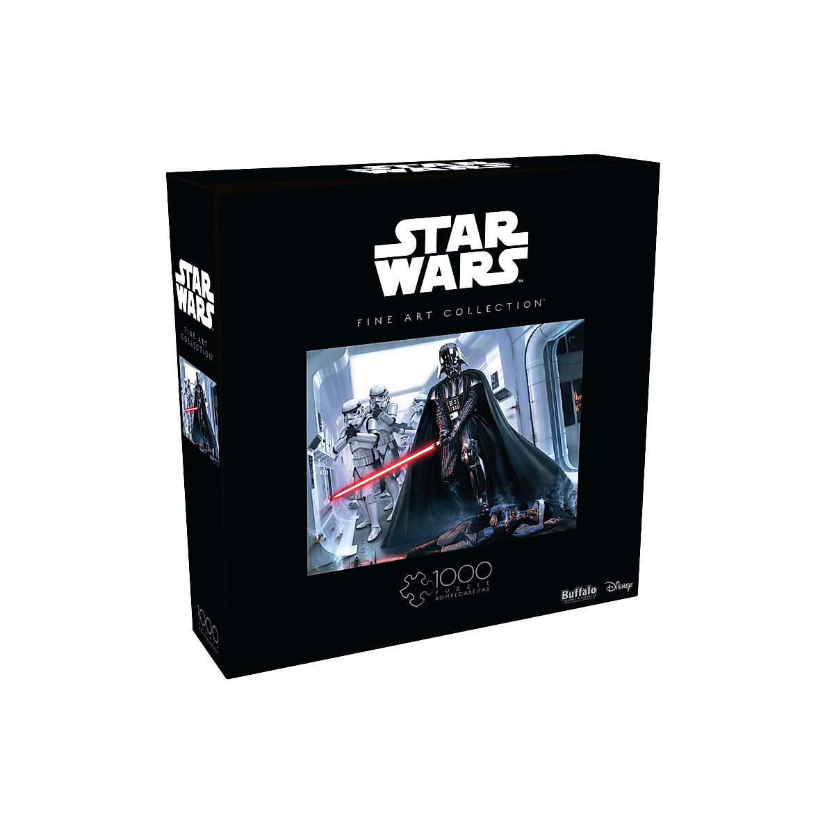 Buffalo Games - Star Wars - The Arrival of Lord Vader - 1000 Piece Jigsaw Puzzle for Adults Challenging Puzzle Perfect for Game Nights - Finished Puzzle Size is 26.75 x 19.75