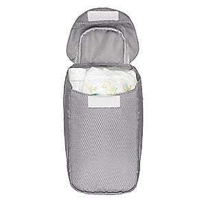 OXO Tot On-The-Go Wipes Dispenser with Diaper Pouch, Gray