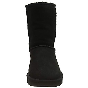 UGG Women's Classic Short II Boot, Black, 7