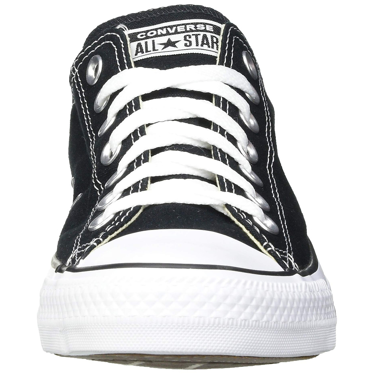 Converse Chuck Taylor All Star Canvas Low Top Sneaker,Black,7.5 US Men/9.5 US Women