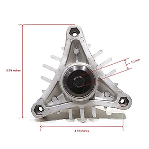 The ROP Shop | Spindle Assembly for Husqvarna 96012004501, 96012004700, 96012004701 Lawnmowers