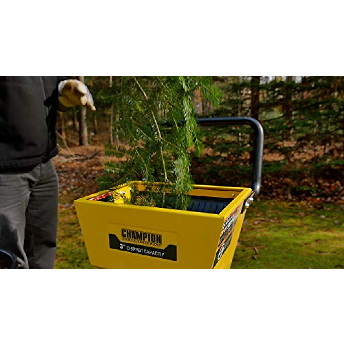 Champion Power Equipment 200905 3-Inch Portable Chipper-Shredder with Collection Bag