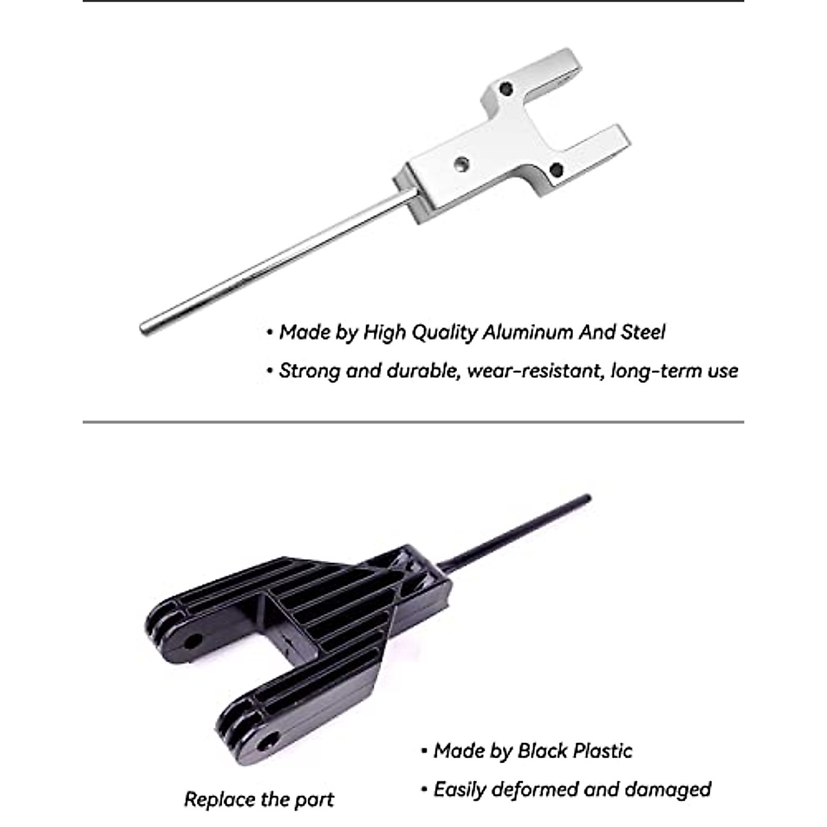NTSUMI Metal Toggle Drive Connector and Metal Drive Toggle and Clevis Mount Power Recliners Compatible with All La-Z-Boy Lazyboy Power Rocker Recliner